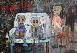 Quitte le pouvoir: New paintings by Aboudia, Jack Bell Gallery, London ...